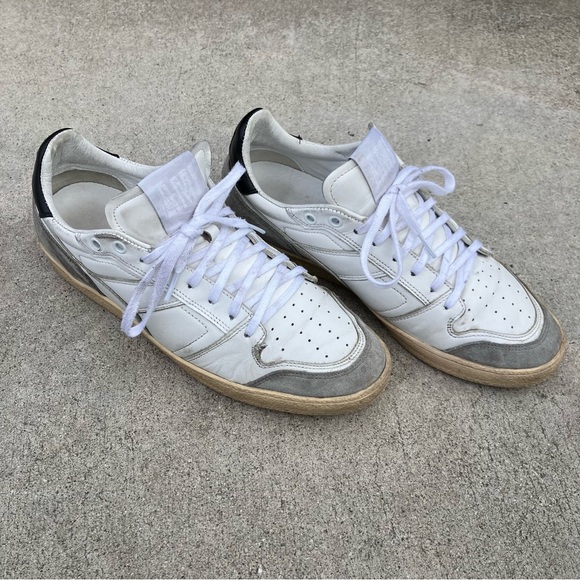 Ami | Shoes | Ami Paris Mens White Leather Sneakers | Poshmark